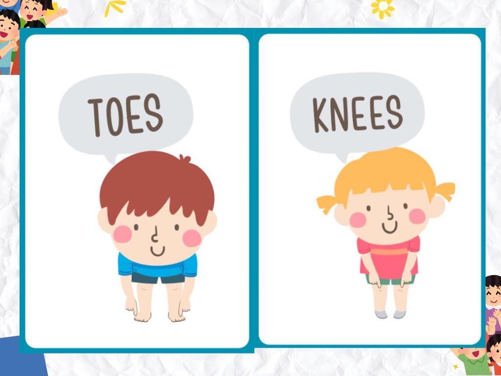 19 Pages Human Body Flashcards for Kids,kids Workbook,preschool ...