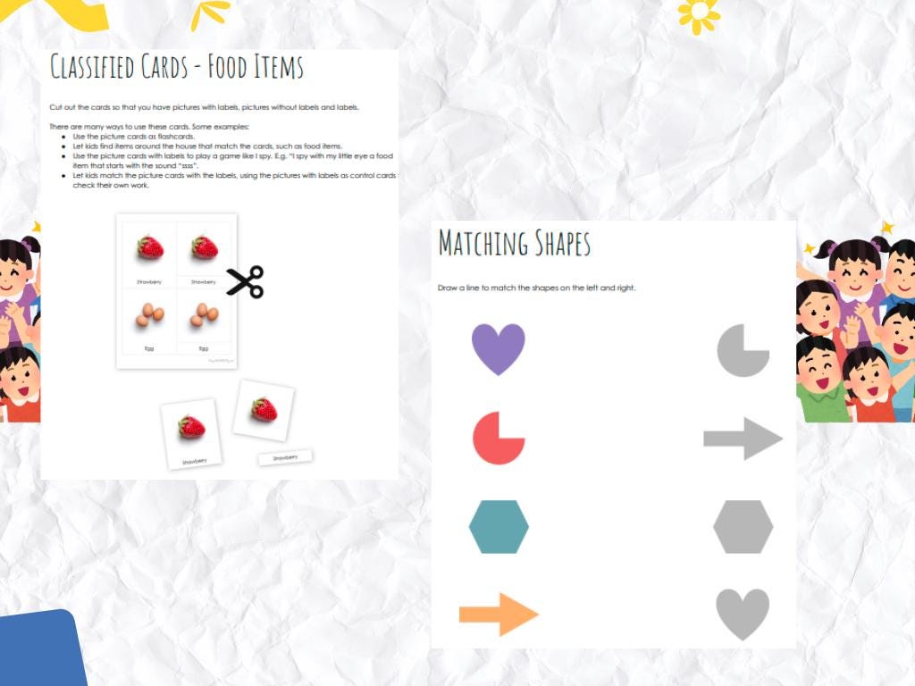 150 Pages-montessori Paper Material Workbook for Kids,kids Workbook,pre ...