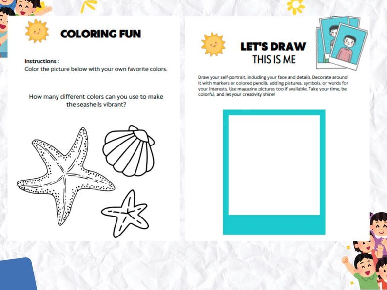 40 Pages Early Finishers Activity Workbook for Kids,kids Workbook ...