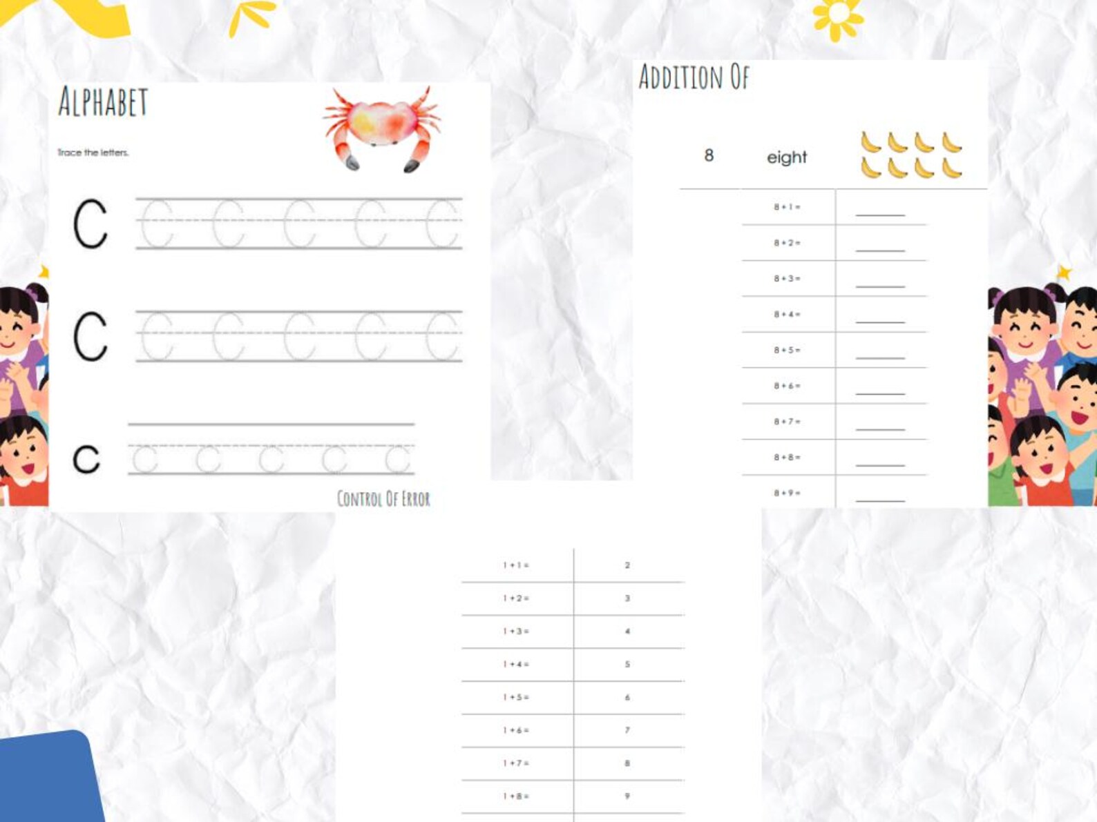 150 Pages-montessori Paper Material Workbook for Kids,kids Workbook,pre ...