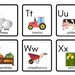 Printable Farm Alphabet Flash Cards - Etsy