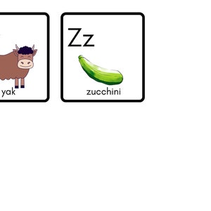 Printable Farm Alphabet Flash Cards - Etsy