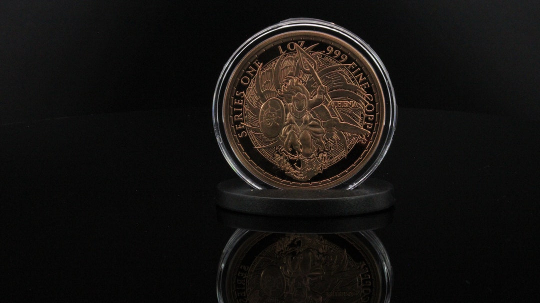 Athena 1 Oz Round Coin | Fine Art Coin | Ancient Greek | Copper Coins ...