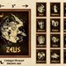 Set of 12 Flashcards | Ancient Greek Gods | Educational Mythology ...