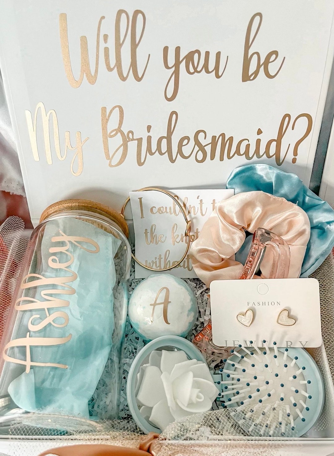 Custom Bridesmaid Proposal Box, Will You Be My Bridesmaid Box ...