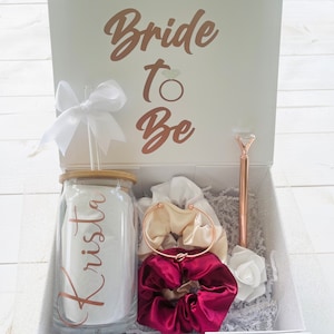 Bridal Gift Box, Bride to Be Gift Box, Personalized Bridal Gift Box ...