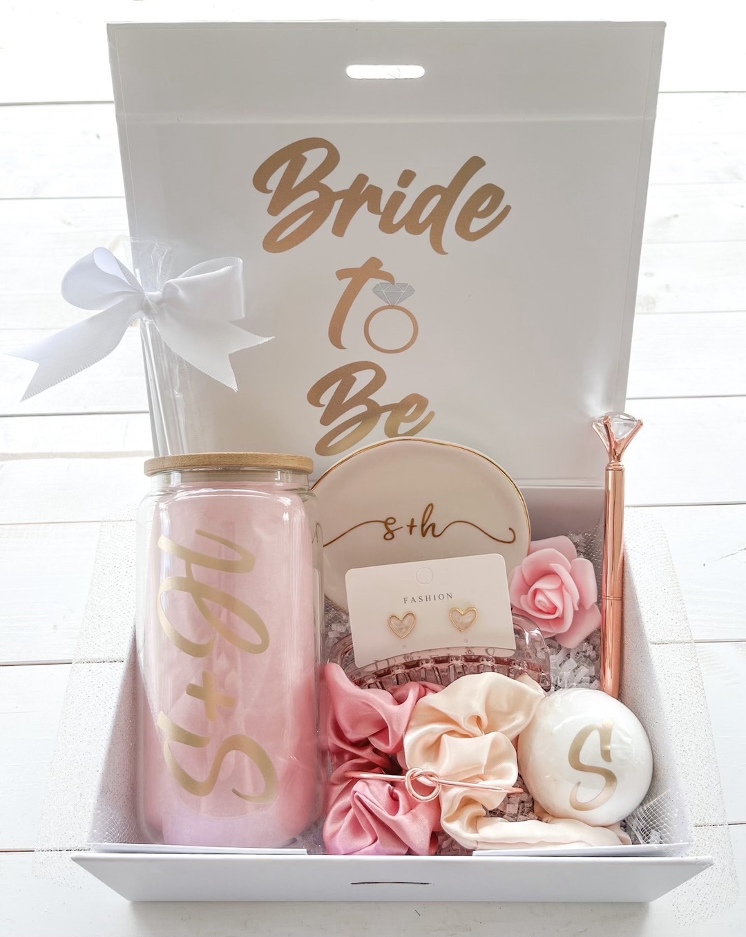 Bridal Gift Box, Bride to Be Gift Box, Personalized Bridal Gift Box ...