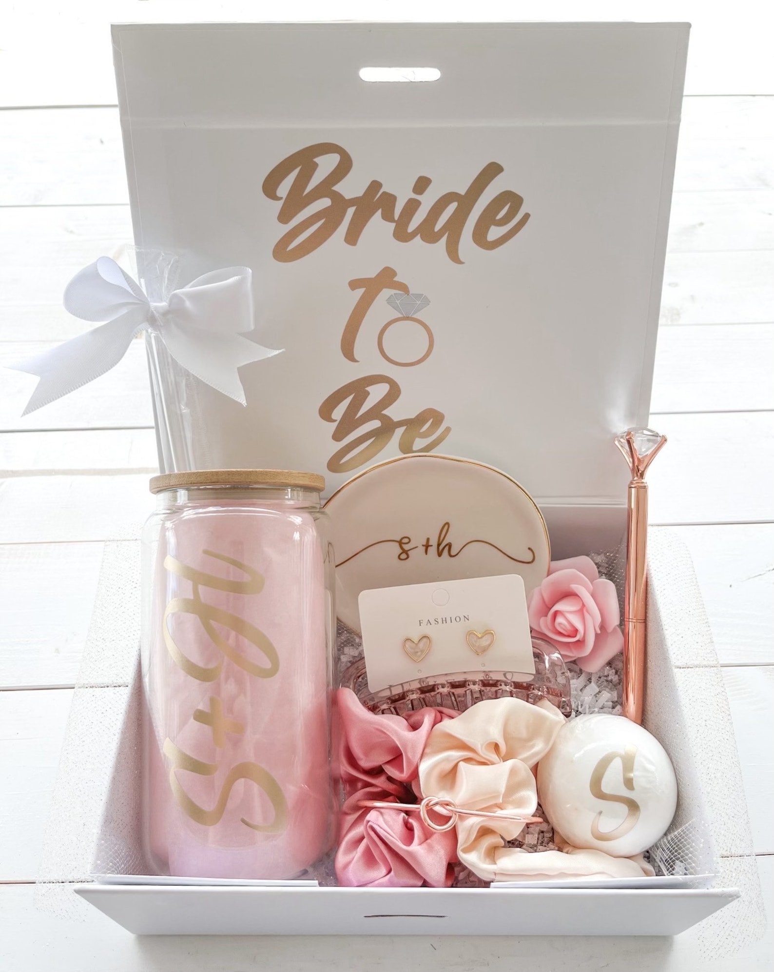 Bridal Gift Box, Bride to Be Gift Box, Personalized Bridal Gift Box ...