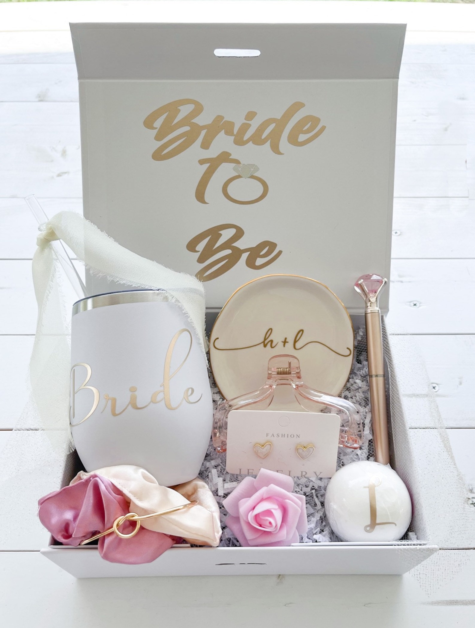 Bridal Gift Box, Bride to Be Gift Box, Personalized Bridal Gift Box ...