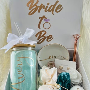 Bridal Gift Box Bride to Be Gift Box Personalized Bridal - Etsy