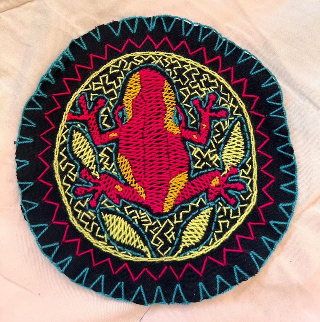 Shipibo Icaro Altar Cloth Textile Hand Weaved Amazon Craft Icaros Kambo ...