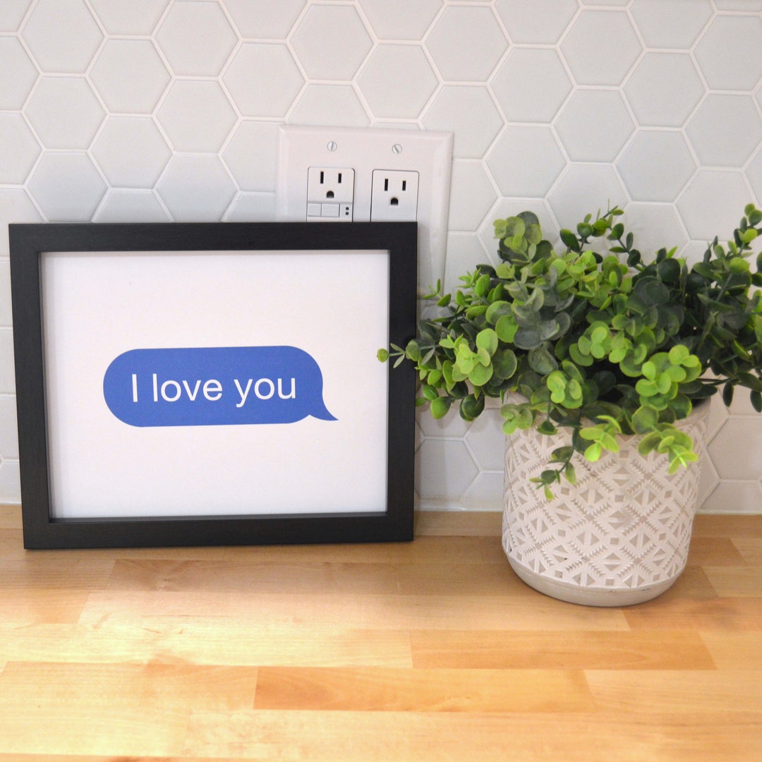 Digital Text Message Print - Etsy