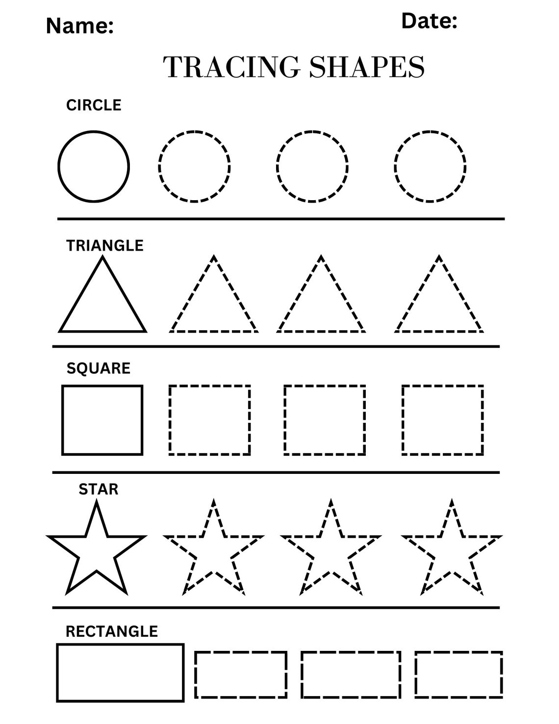 Colors and Shapes Worksheets - Etsy