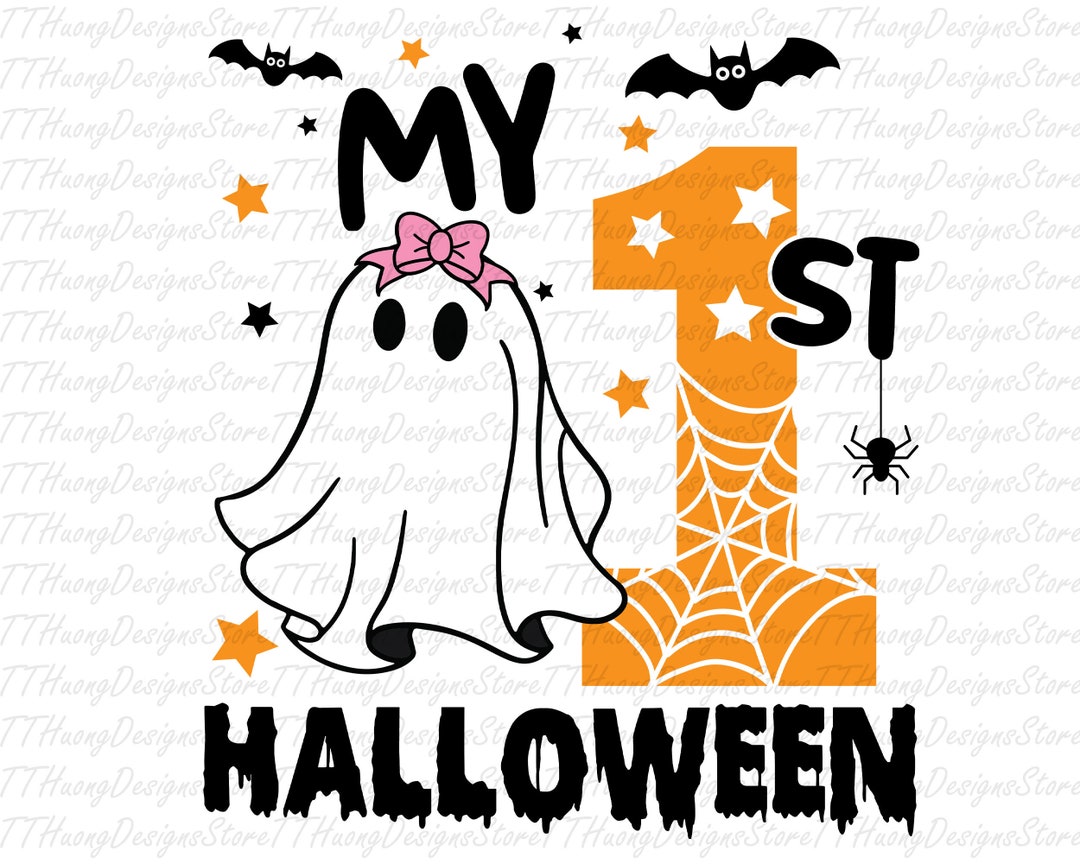 My 1st Halloween Png, Happy Halloween Png, Spooky Season Png, My First ...