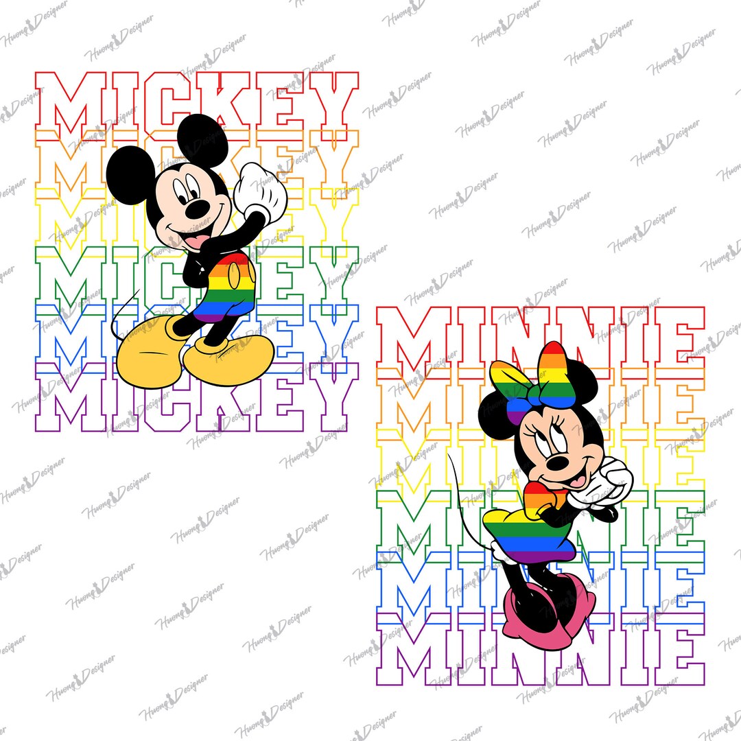Mouse and Friend Pride Month Png, LGBT Pride 2024 Png, Pride Love Png ...