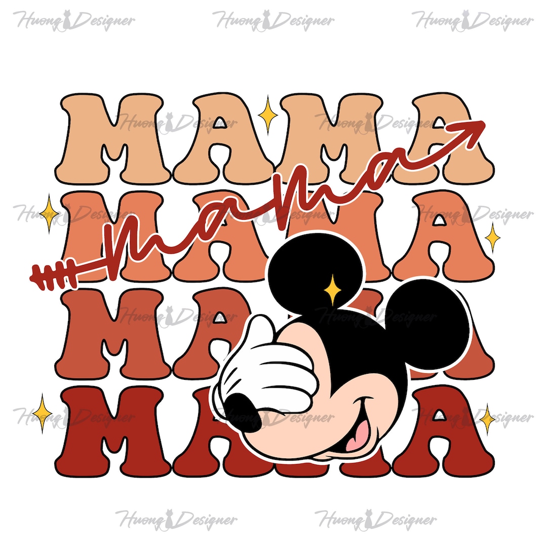 Mama Mouse Png, Happy Mother's Day Png, Mom Mouse Png, Mouse Mama Mini ...