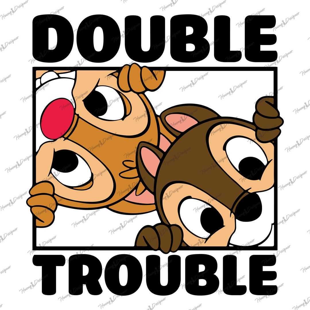 Double Toruble Svg, Friendship Svg, Friend Trip Svg, Cartoon Characters ...