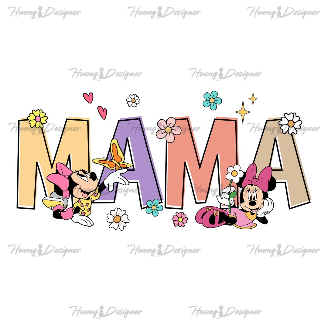Mama Mouse Png, Happy Mother's Day Png, Mom Mouse Png, Mouse Mama Mini ...