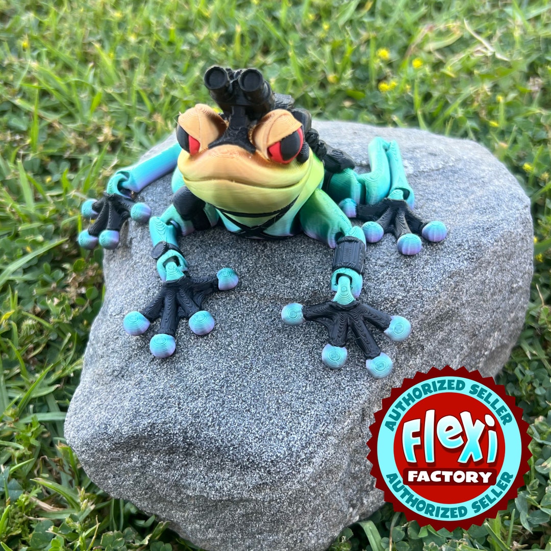 Special Ops Frog 3d Printed - Flexi Frog - Etsy
