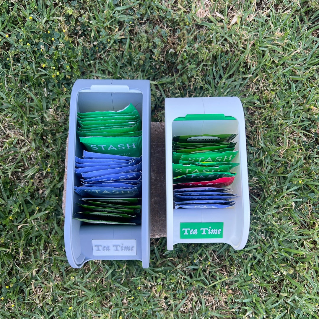 Shutter Box Tea Box - 3d Printed Tea Box - for Wrapped Tea Bags - Etsy