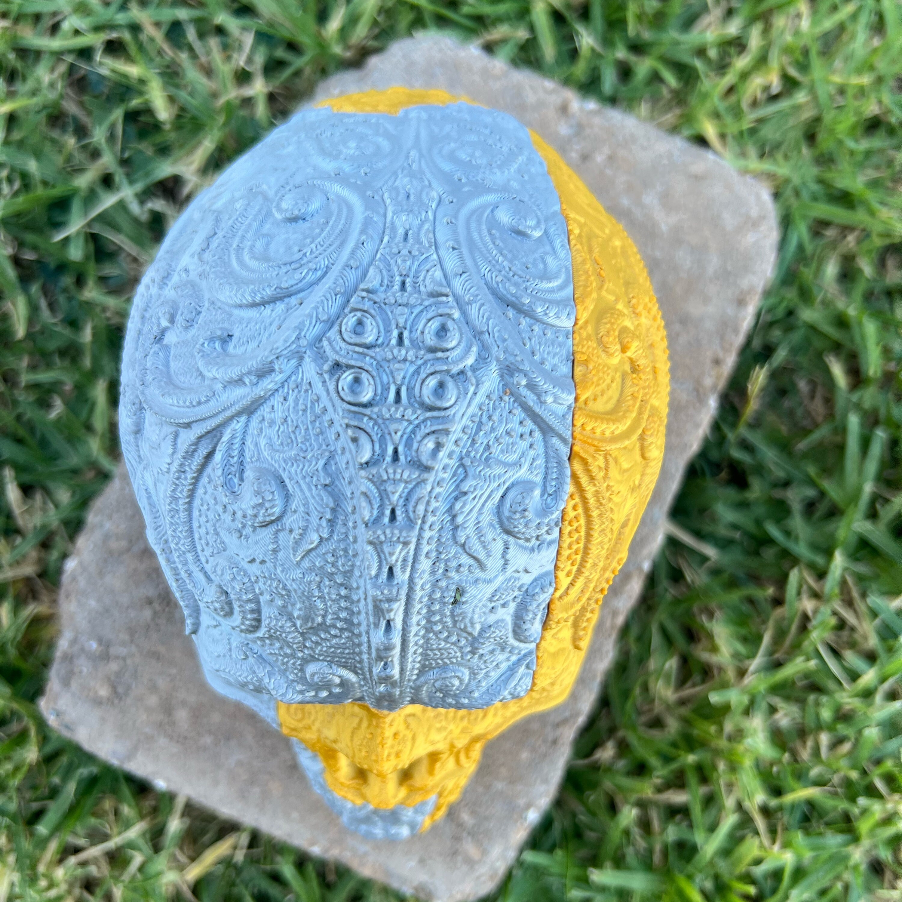 Deluxe Skull Puzzle 3d Printed Ornamental Skull - Etsy