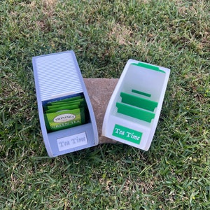 Shutter Box Tea Box - 3d Printed Tea Box - for Wrapped Tea Bags - Etsy