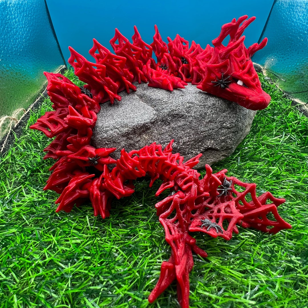 Articulated Wicked Dragon - 3d Print Articulated Dragon - Etsy