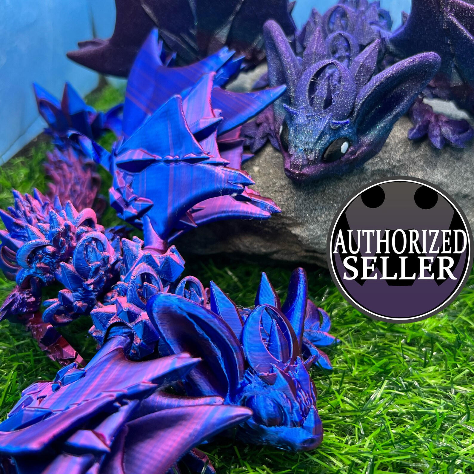 Articulated Nightwing (bat) Dragon - 3dprinted Bat Dragon - Etsy