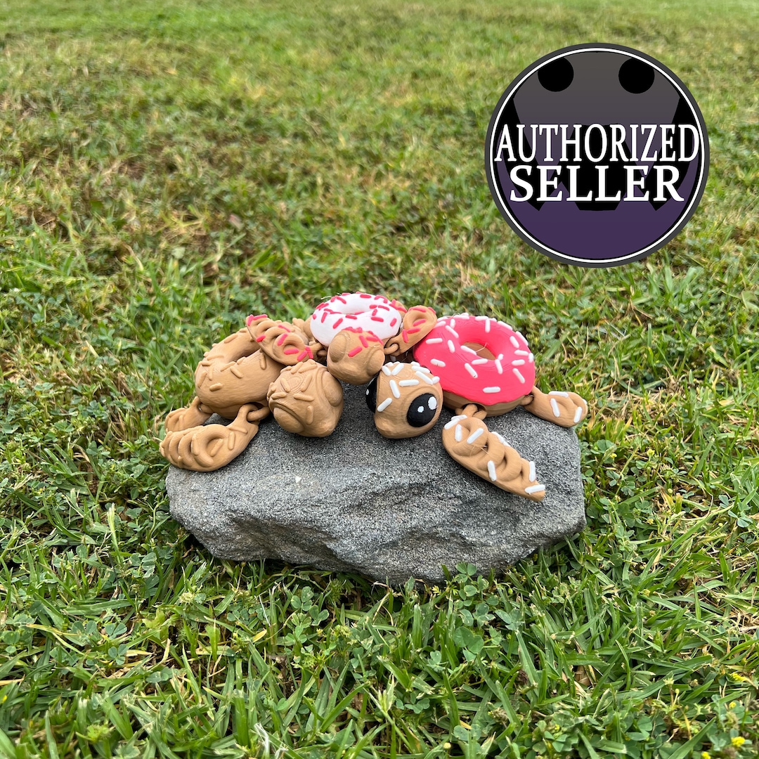 Articulated Donurtles (donut Turtle) - 3dprinted Turtle - Etsy