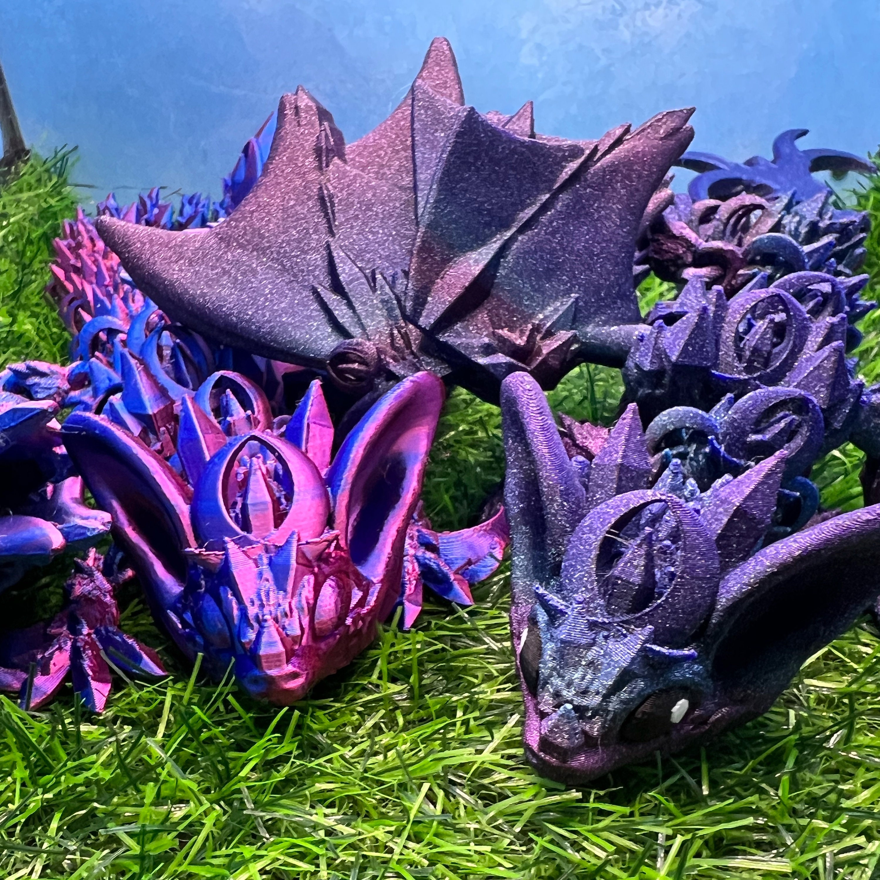 Articulated Nightwing (bat) Dragon - 3dprinted Bat Dragon - Etsy