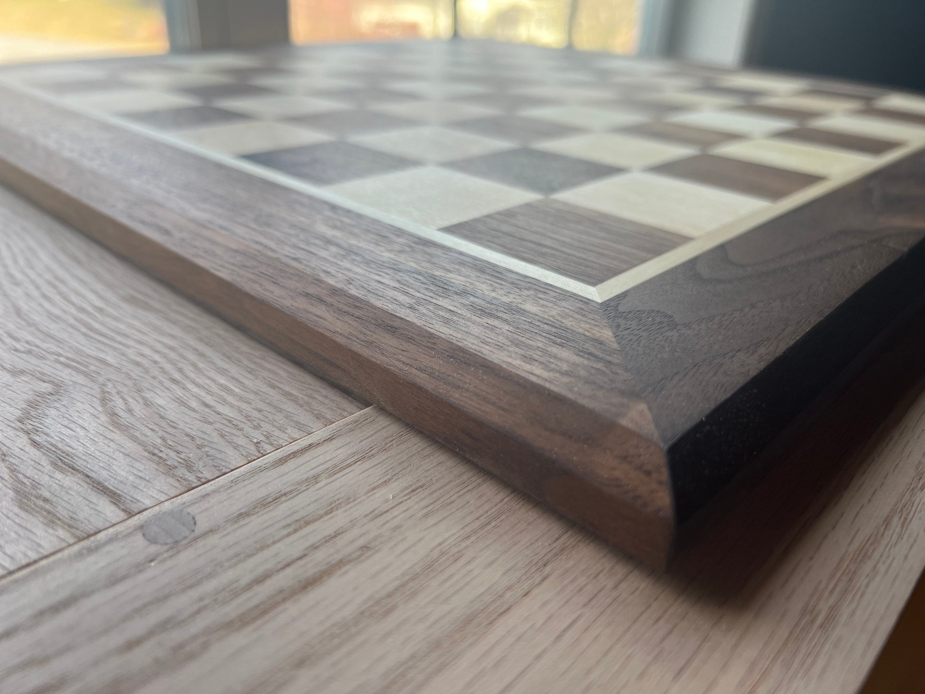 Walnut Chess Board, Handmade Checker Board, Heirloom Chess Board ...