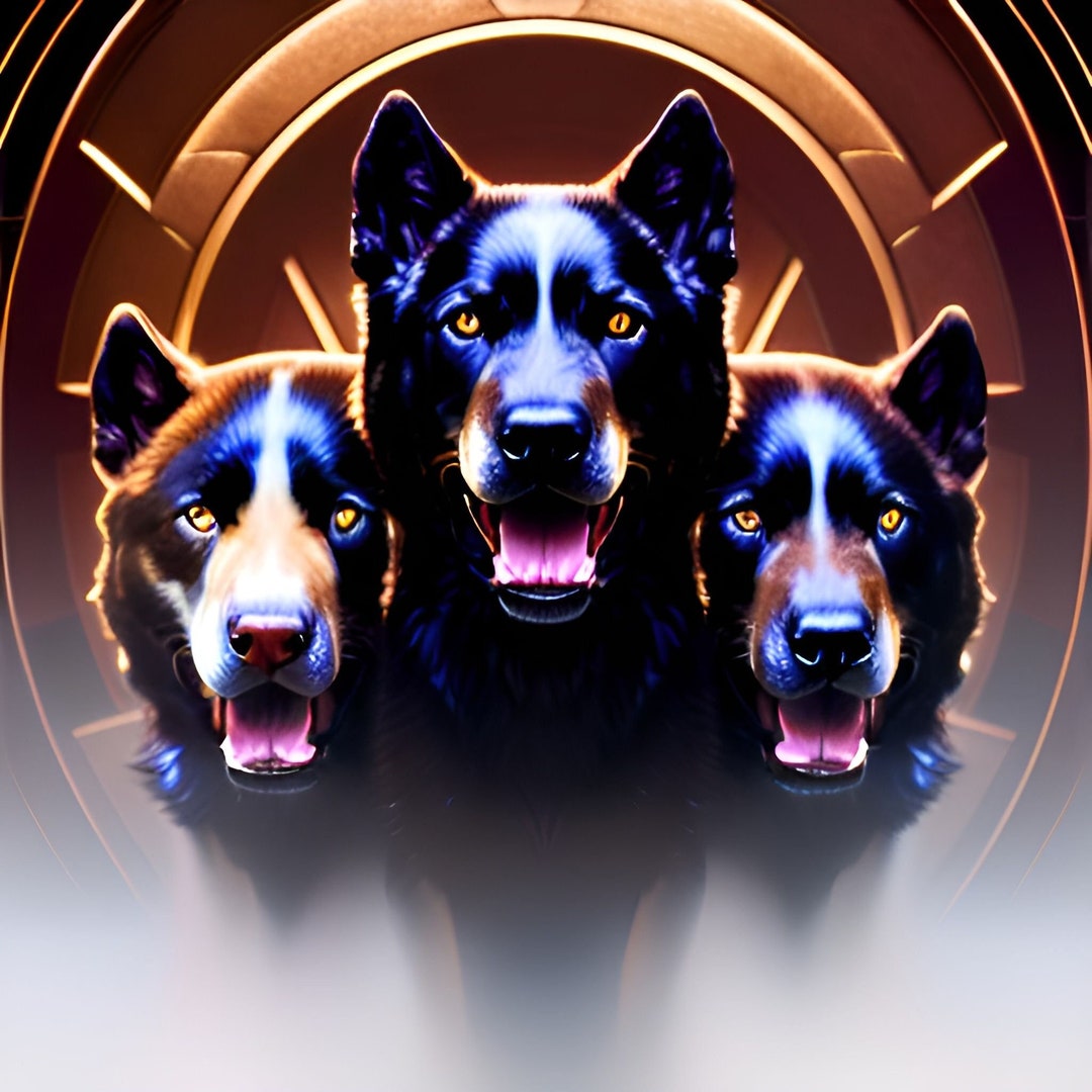 HELLHOUNDS CERBERUS Spiritual Companion - Etsy