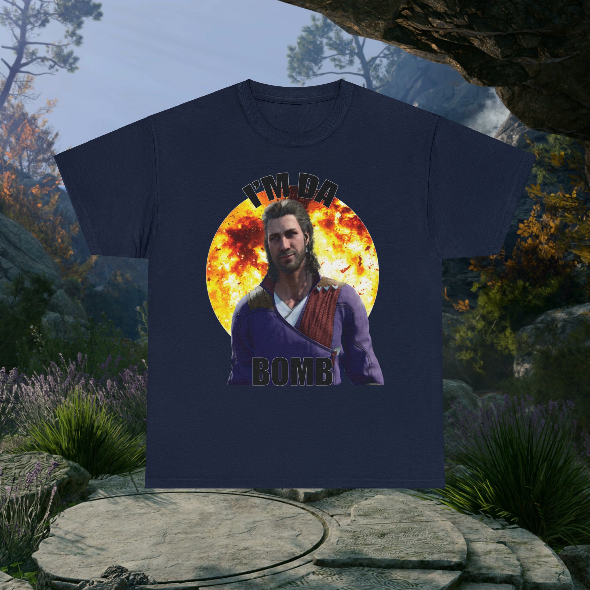 Gale I'm Da Bomb T-shirt, Dnd Unisex Shirt, Gale Shirt, Baldur's Gate ...