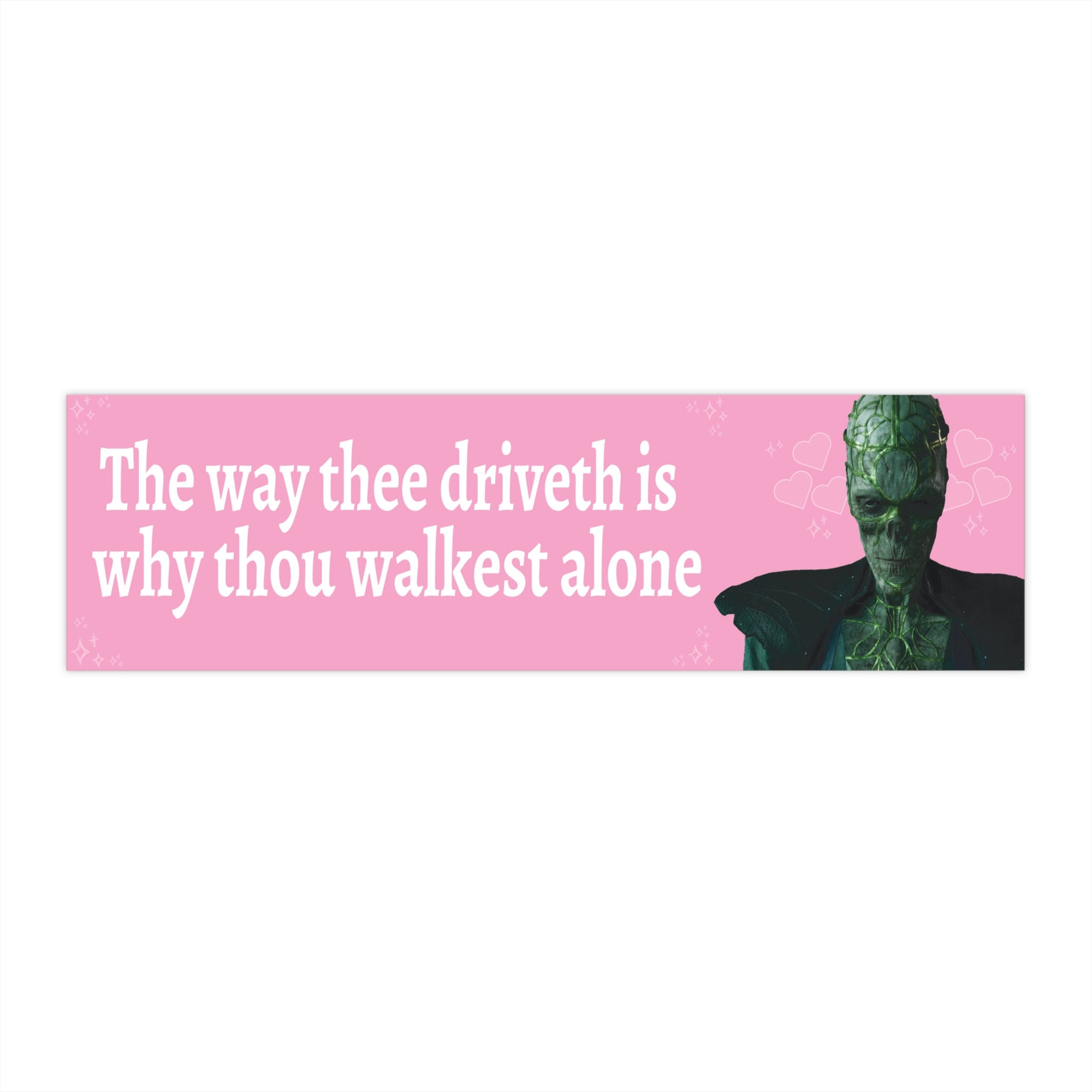Thou Walkest Alone | Bumper Sticker | Bg3 Meme Sticker | Withers ...