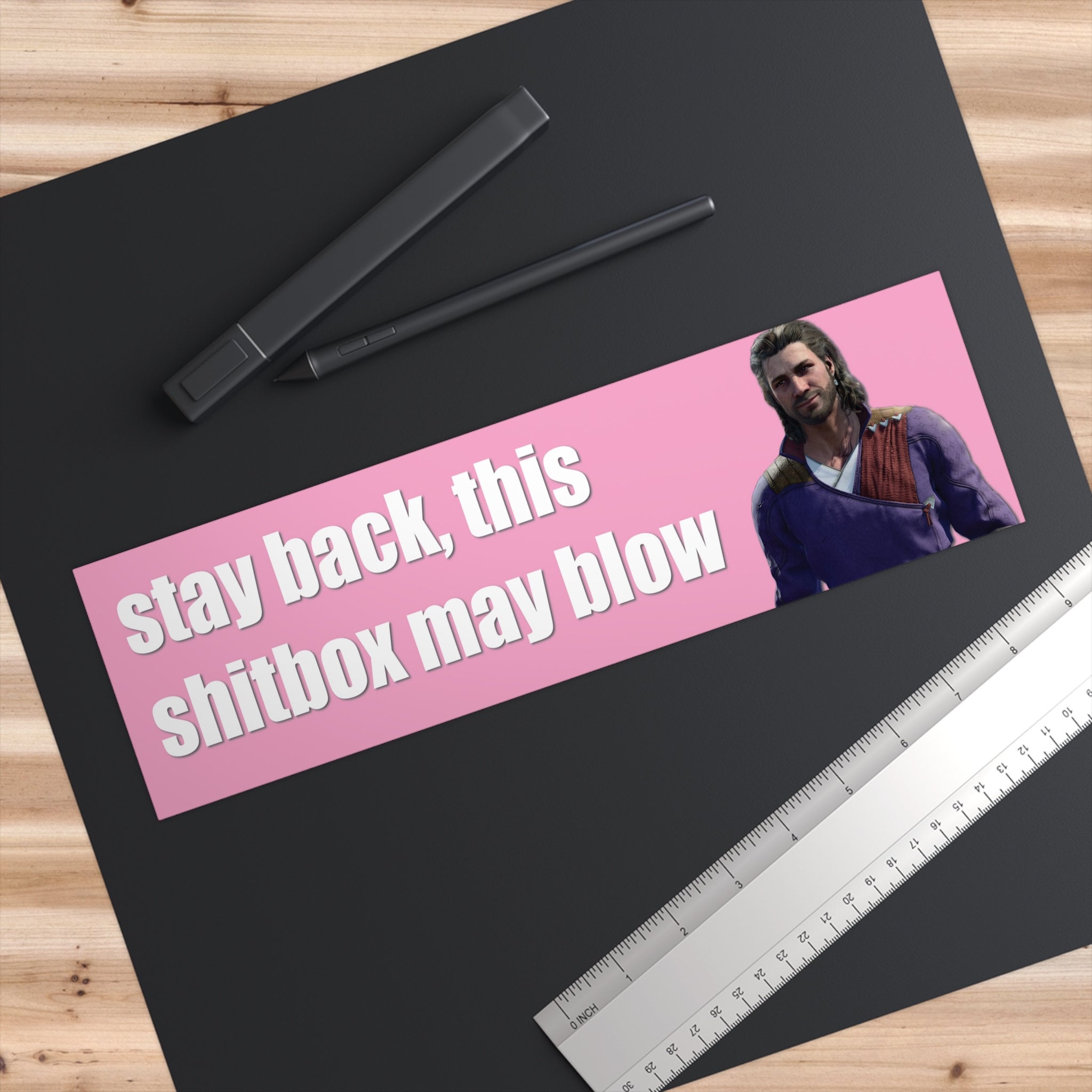 Shitbox Car Decal Bumper Sticker Bg3 Meme Sticker Gale Sticker Car ...
