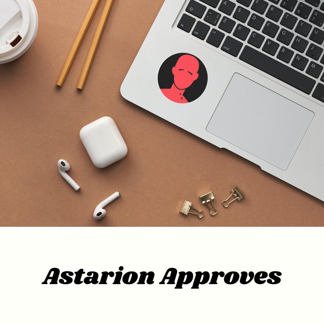 Bloodless | Happy | Astarion | Bg3 Sticker | Vampire Decor | Laptop ...