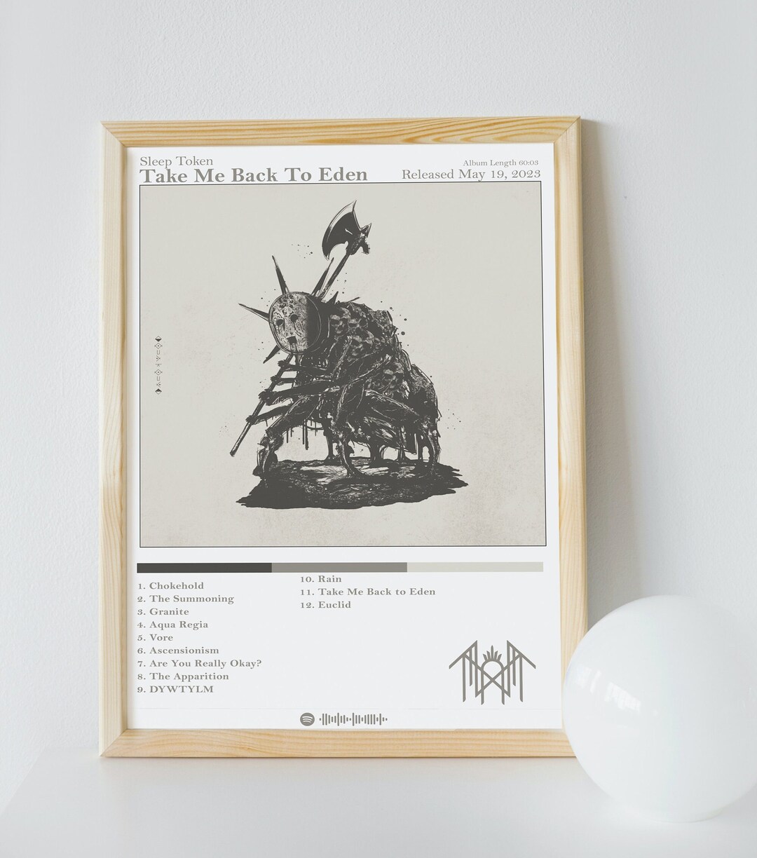Sleep Token Sleep Token Poster Album Poster Tracklist - Etsy