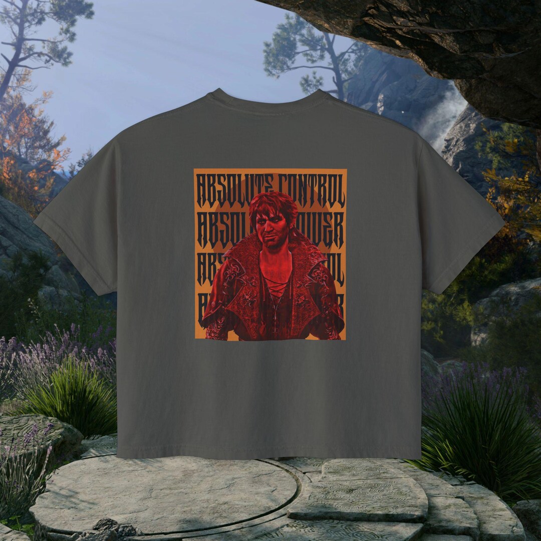 Gortash BG3 Crop Top, Boxy Style Tee, Baldur's Gate 3 T-shirt ...