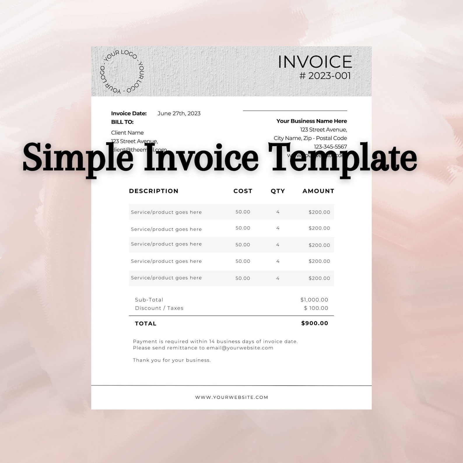Invoice Template, Sales Invoice Template, Invoice Template Download ...