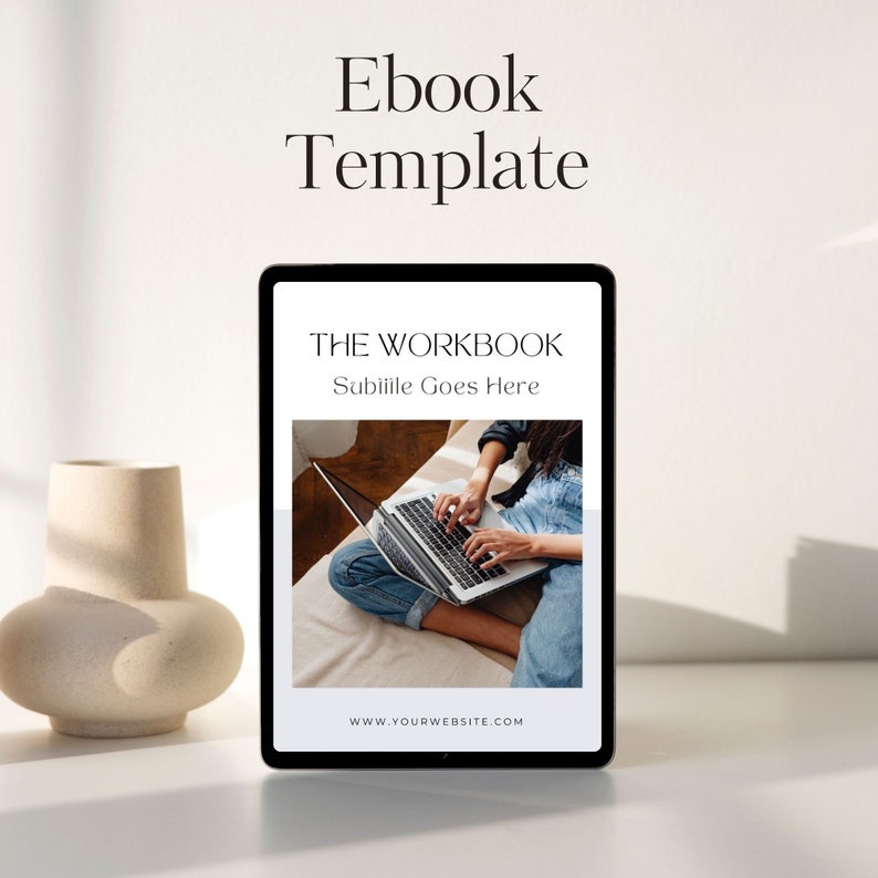 Ebook Template, Canva Template, Editable Ebook, Workbook Template ...