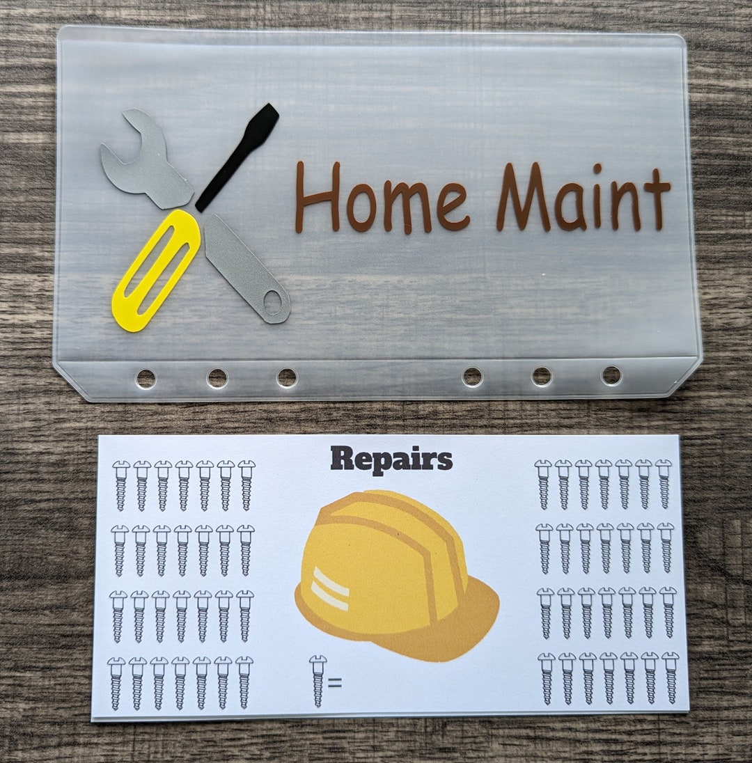 Home Maintenance Envelope - Etsy