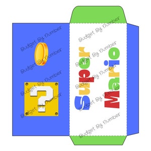 Super Mario Savings Game - Etsy
