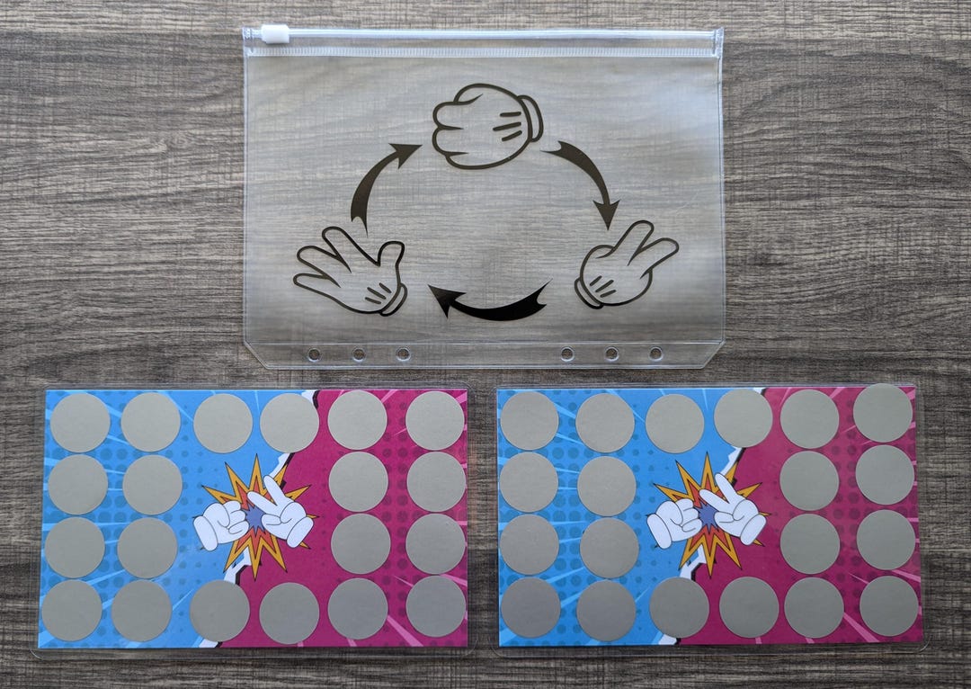 Rock Paper Scissors Savings Challenge - Etsy