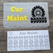 Car Maintenance Envelope - Etsy