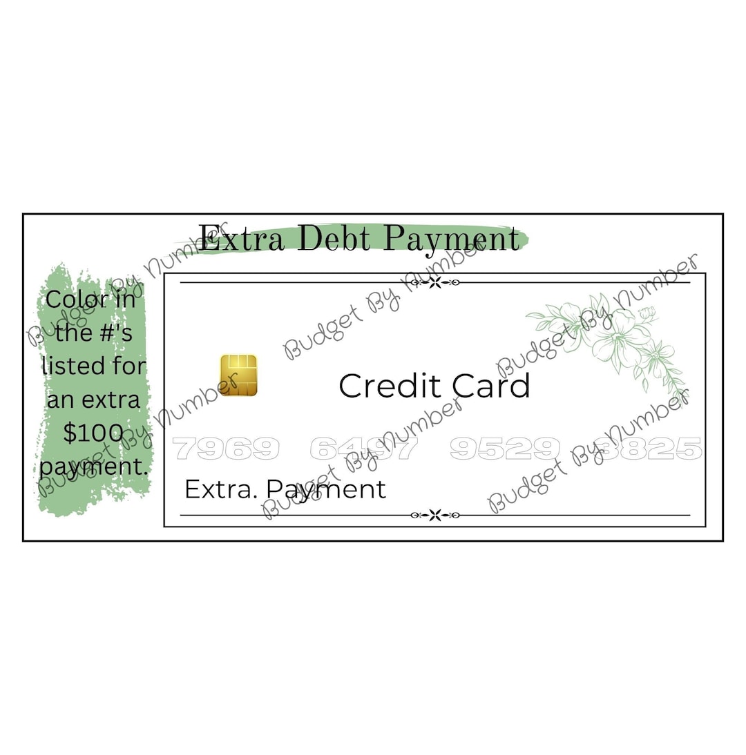 Extra Credit Card Payment - Etsy