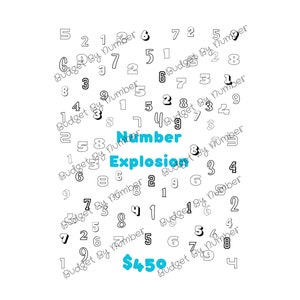 Number Savings Challenge - Etsy