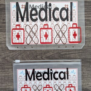 Medical Savings Envelope, A6/A5 Zipper Envelope - Etsy