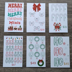 Christmas Mini Savings Book - Etsy
