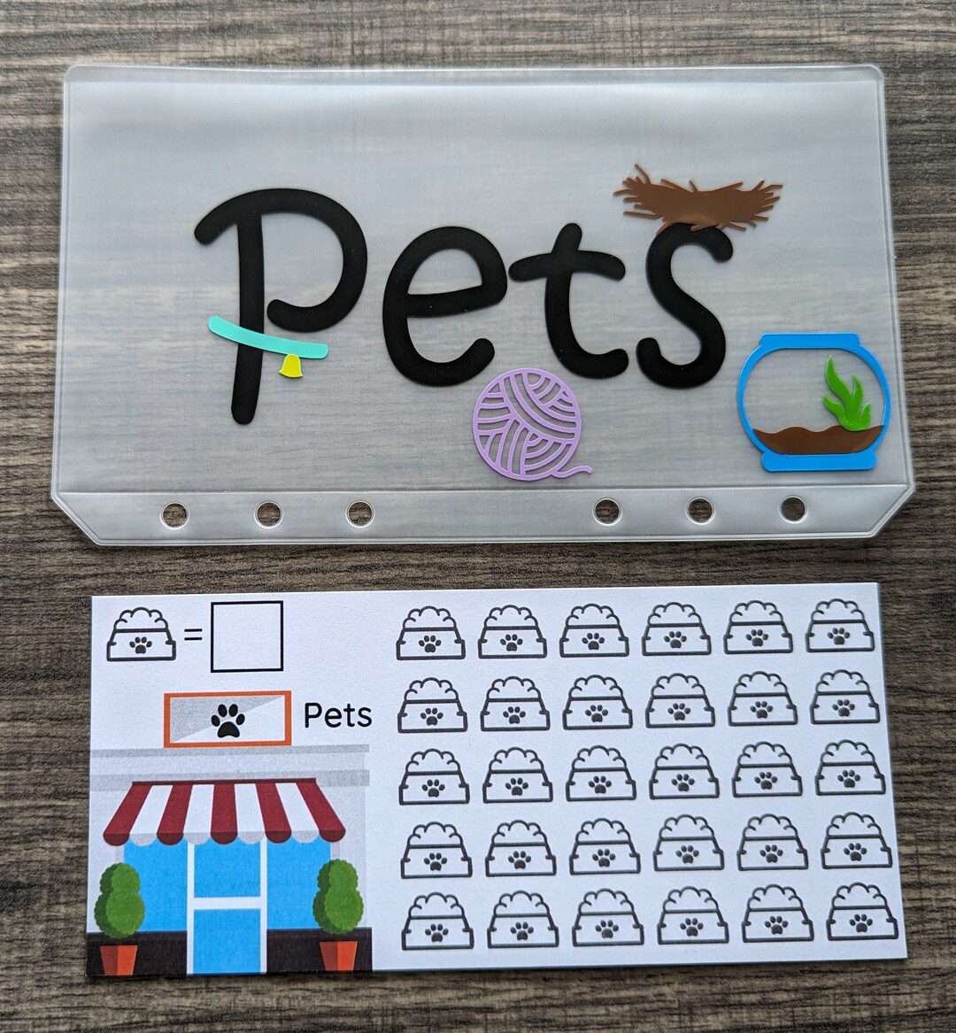 Pets Savings Envelope - Etsy