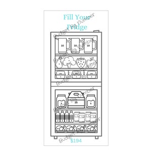 Fill Your Fridge Savings Challenge - Etsy